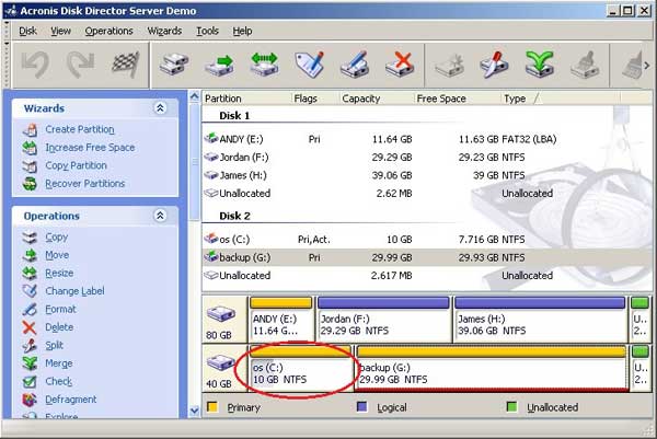 How To Resize Partition With Acronis Disk Director Without Data Loss